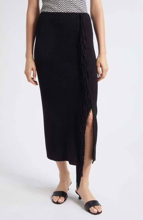 EMPORIO ARMANI Emporio Armani High Waist Fringe Skirt